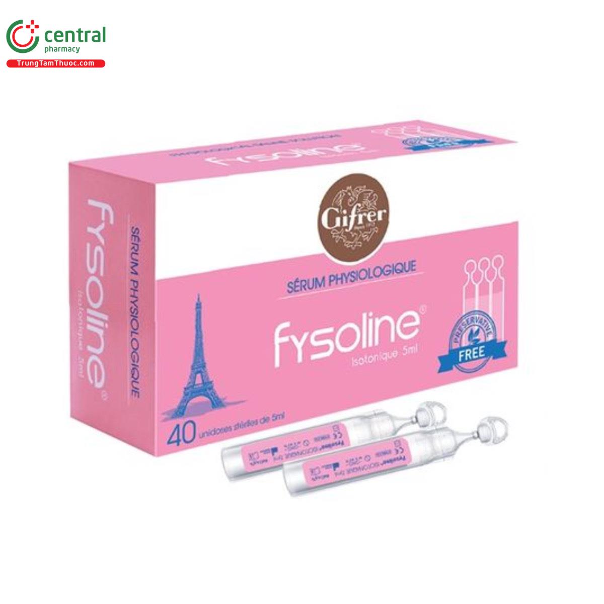 Fysoline Isotonic Solution: Dung dịch nước muối sinh lý đẳng trương