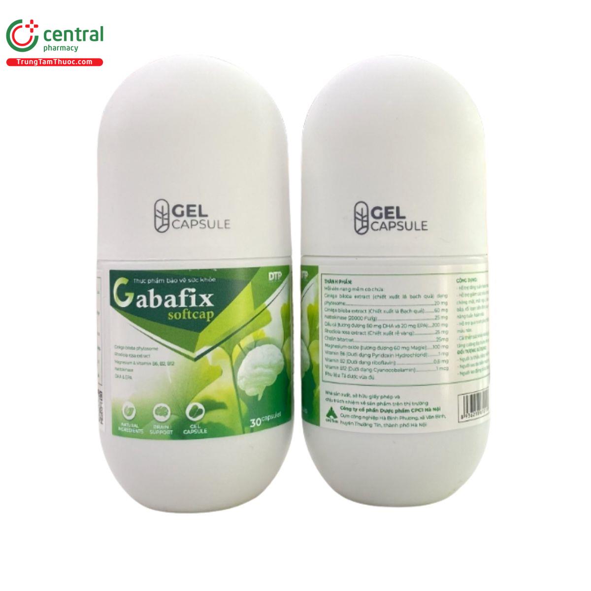 Thuốc Gabafix softcap hỗ trợ tăng tuần hoàn máu não