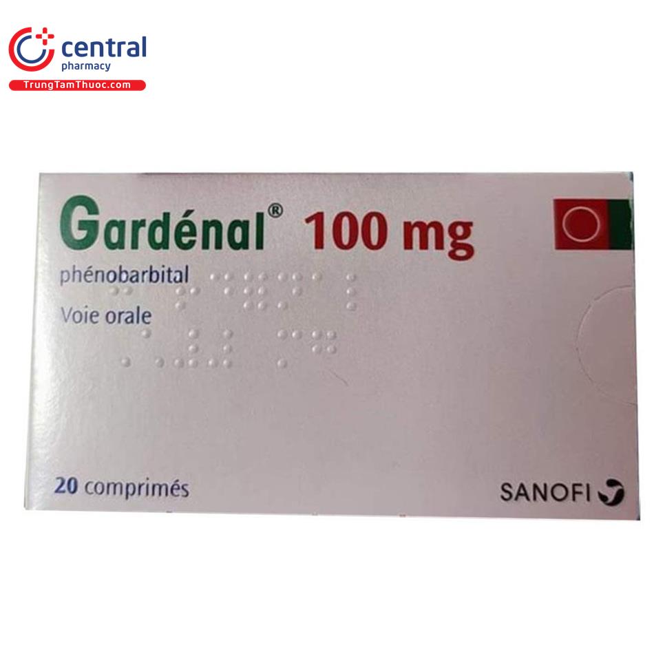 Thuốc Gardenal 100mg Sanofi - điều trị động kinh, dự phòng co giật