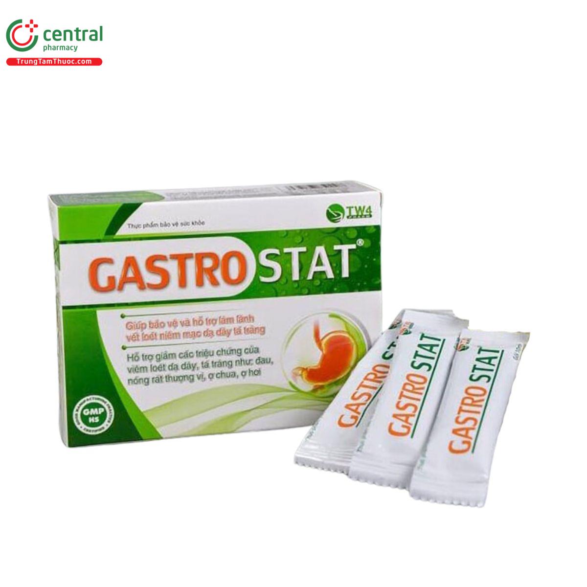 Gastro Stat bảo vệ và hỗ trợ làm lành vết loét niêm mạc dạ dày