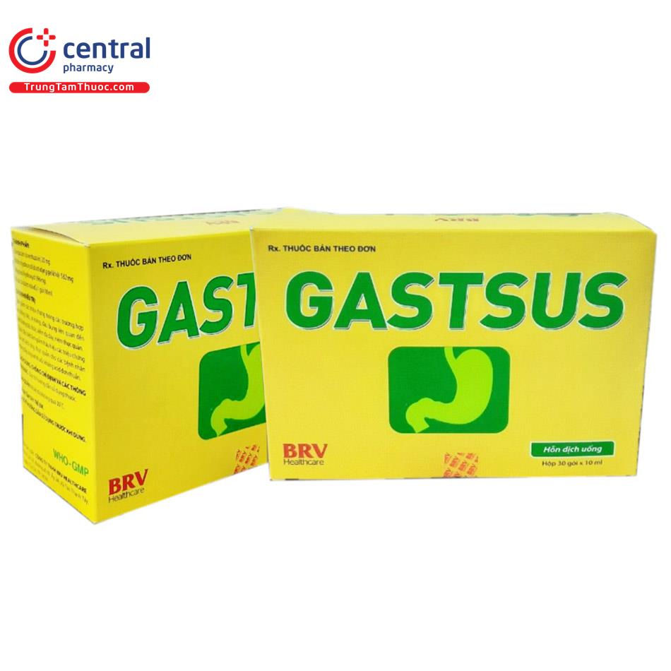 Thuốc dạ dày Gastsus điều trị viêm loét dạ dày- tá tràng