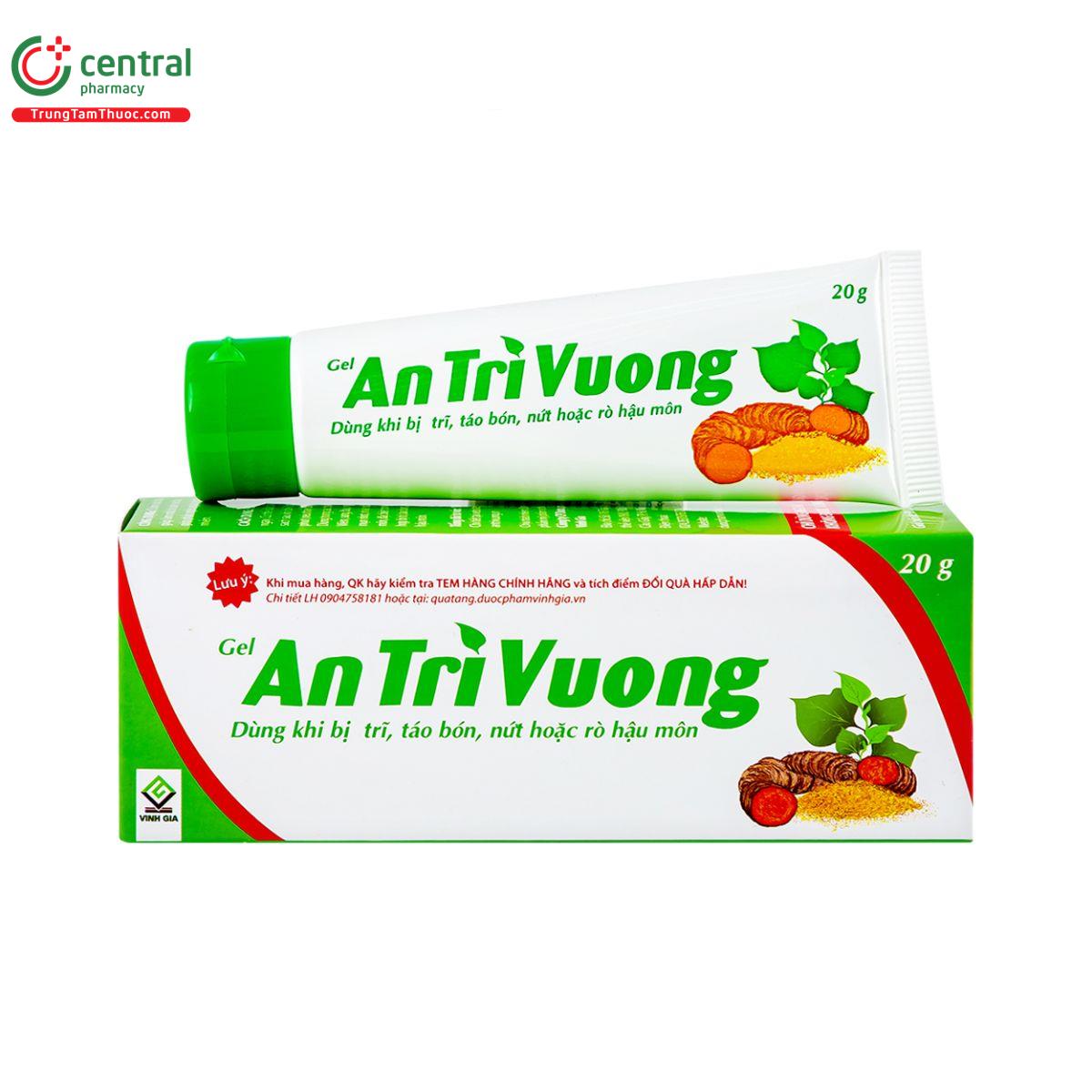 Gel An Trĩ Vương giúp giảm đau sưng, ngứa rát do bệnh trĩ