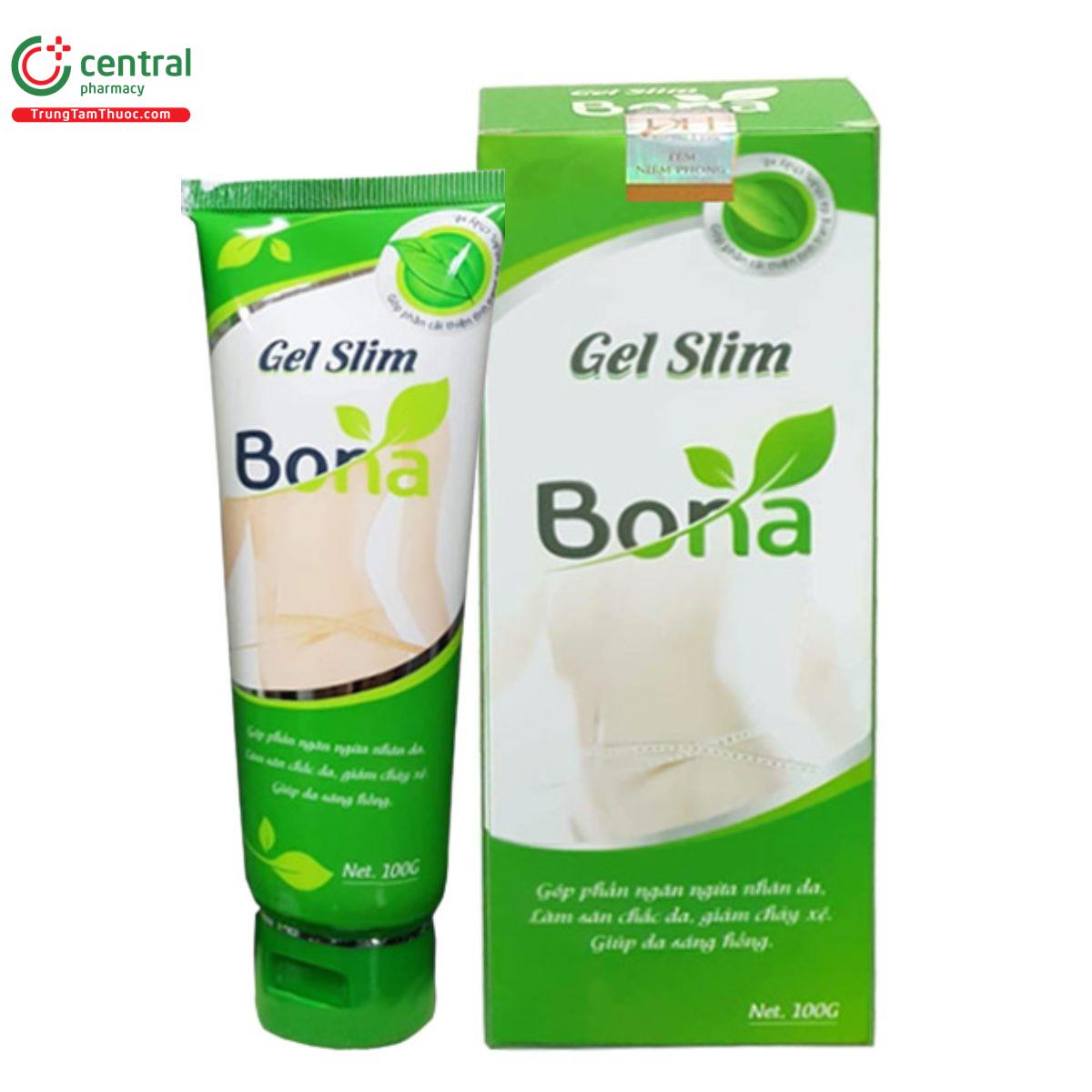Gel Slim Bona thúc đẩy quá trình đốt cháy mỡ thừa, giúp da săn chắc
