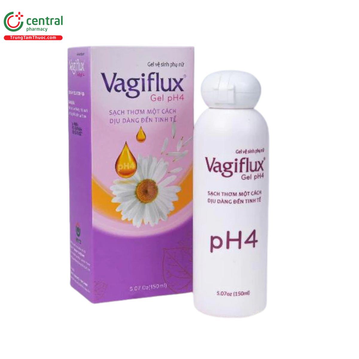 Gel vệ sinh phụ nữ Vagirux Gel pH4 giúp vùng kín sạch thơm