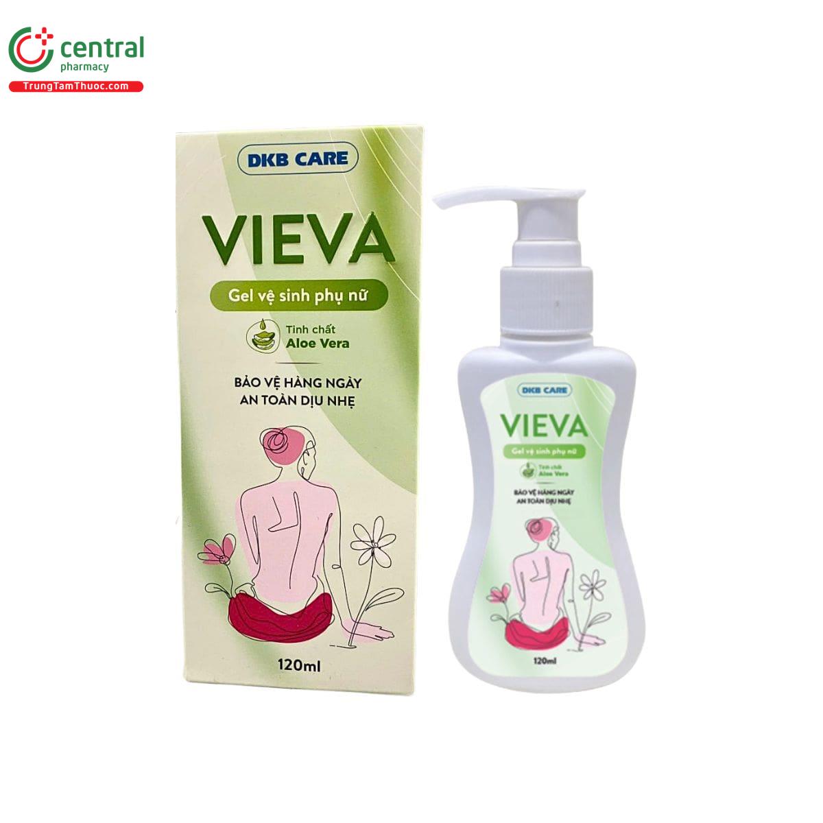 Gel vệ sinh phụ nữ VIEVA DKB CARE Tinh chất Aloe Vera làm sạch vùng kín