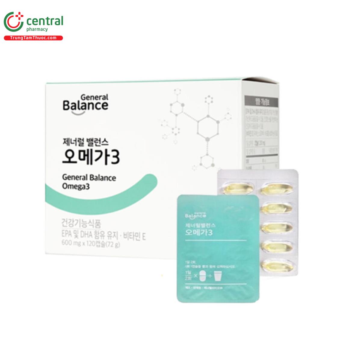 Thuốc General Balance Omega-3 - Lưu thông máu, sáng mắt, đẹp da