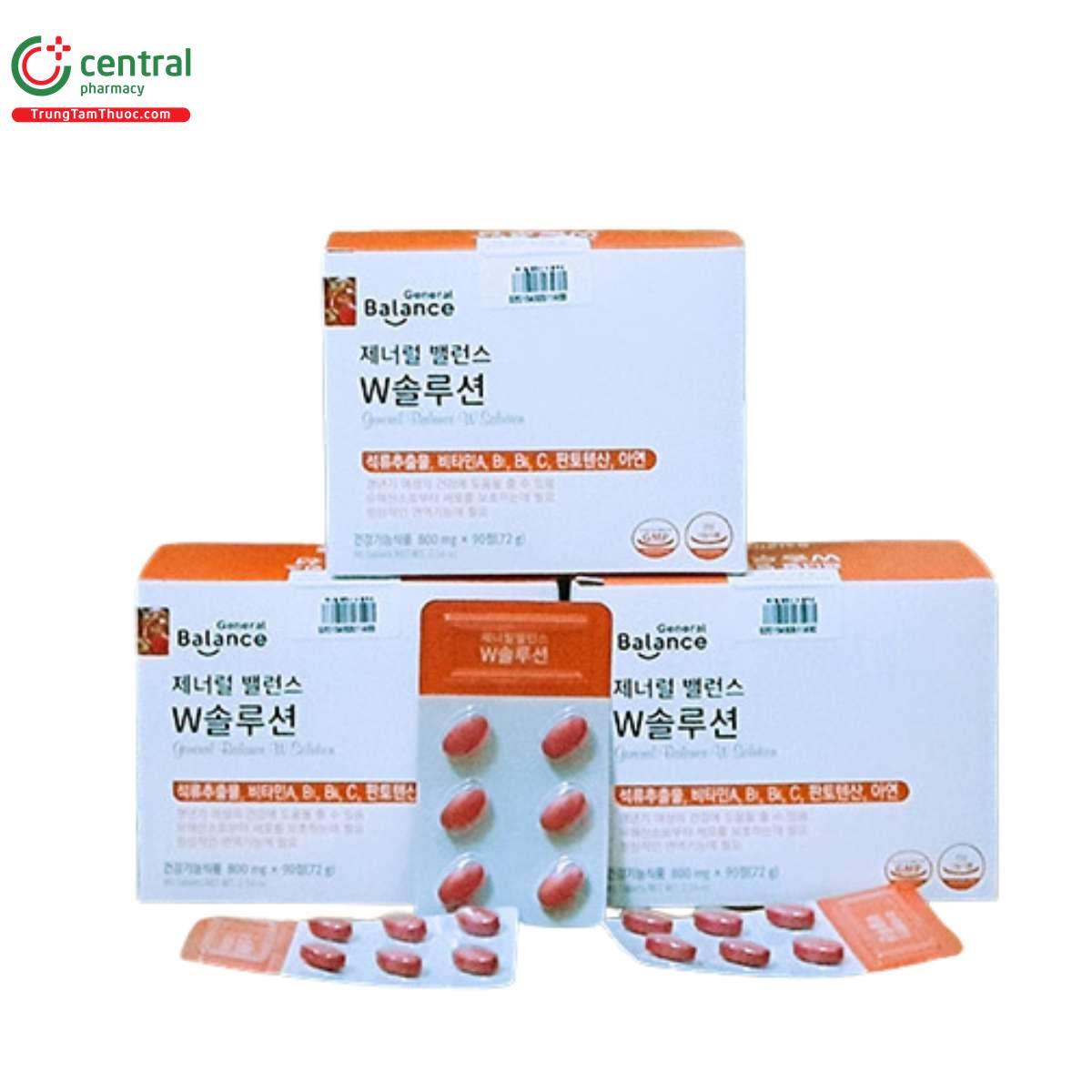 Thuốc General Balance W Solution giúp chống oxy hóa, bảo vệ cơ thể