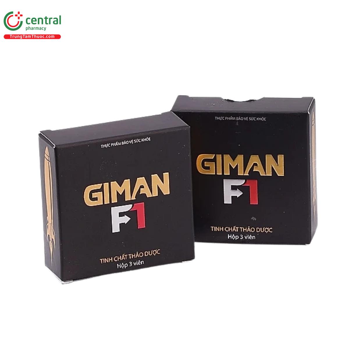 Giman F1 - Hỗ trợ tăng cường sinh lý nam, làm chậm quá trình mãn dục