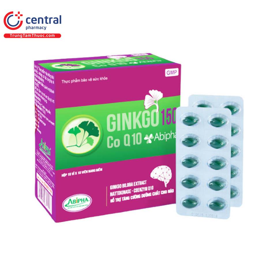 [CHÍNH HÃNG] Ginkgo 150 Co Q10 Abipha tăng cường lưu thông máu não