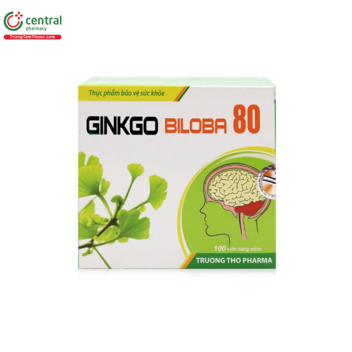 Thuốc Ginkgo Biloba 80 Trường Thọ - Hỗ trợ tăng cường tuần hoàn não