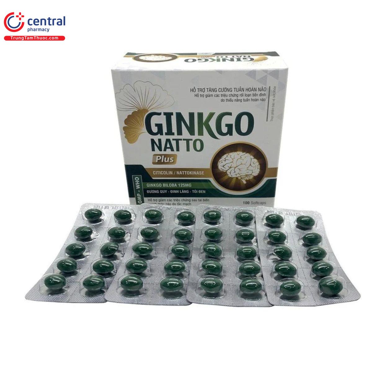 Thuốc Ginkgo Natto Plus Vinaphar hỗ trợ cải thiện tuần hoàn não