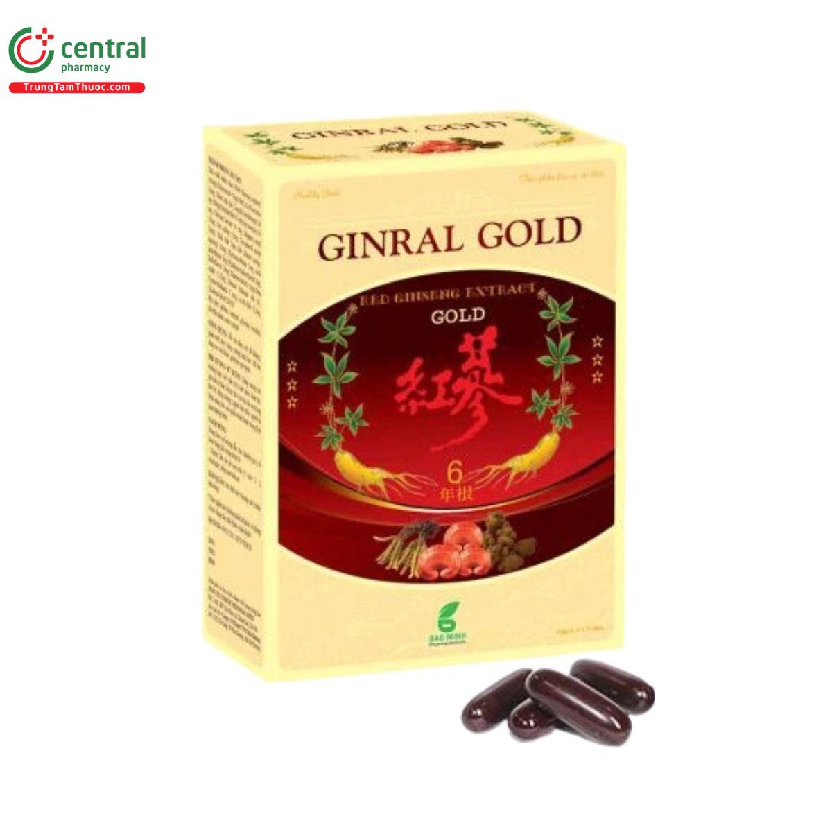 Thuốc Ginral Gold hỗ trợ bồi bổ nguyên khí, phục hồi sức khỏe