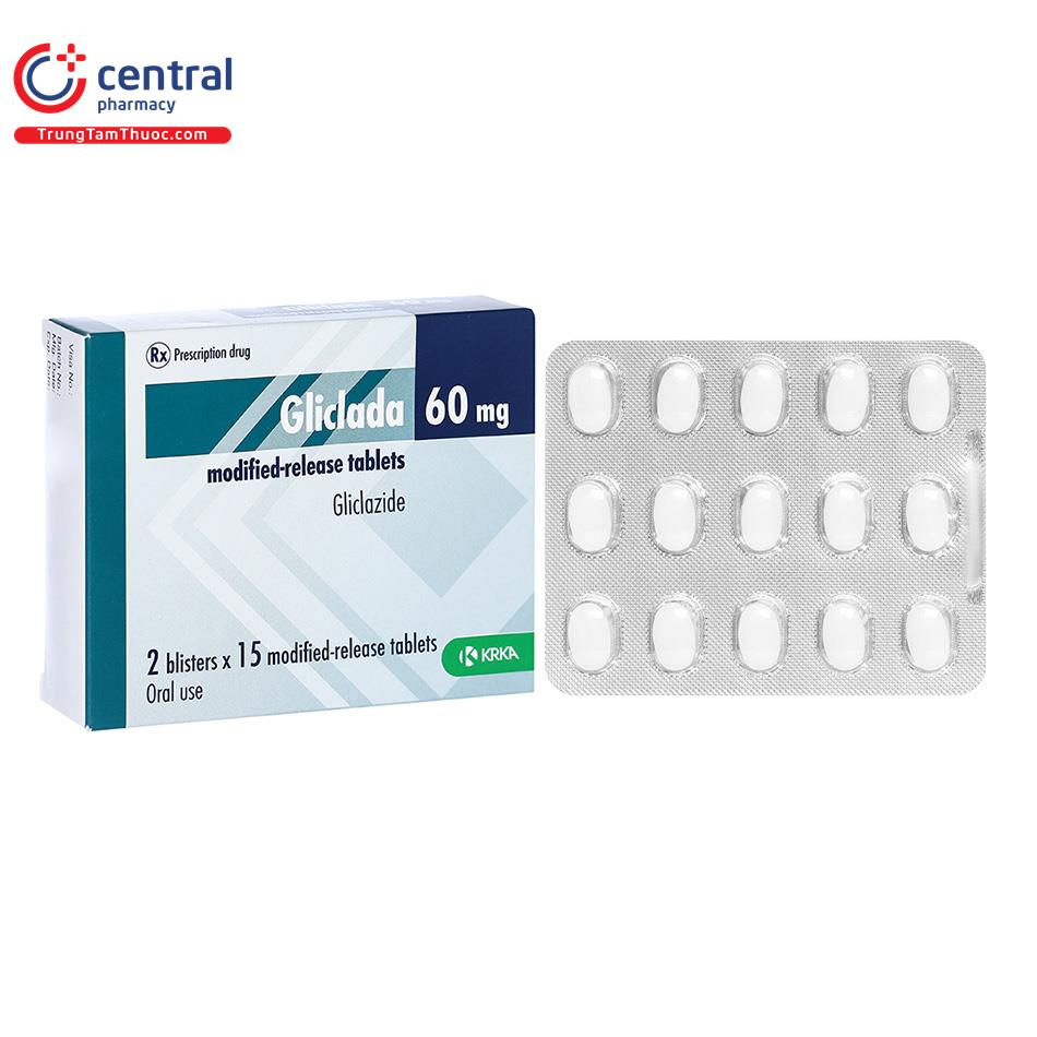 [CHÍNH HÃNG] Thuốc Gliclada 60mg điều trị tiểu đường typ II