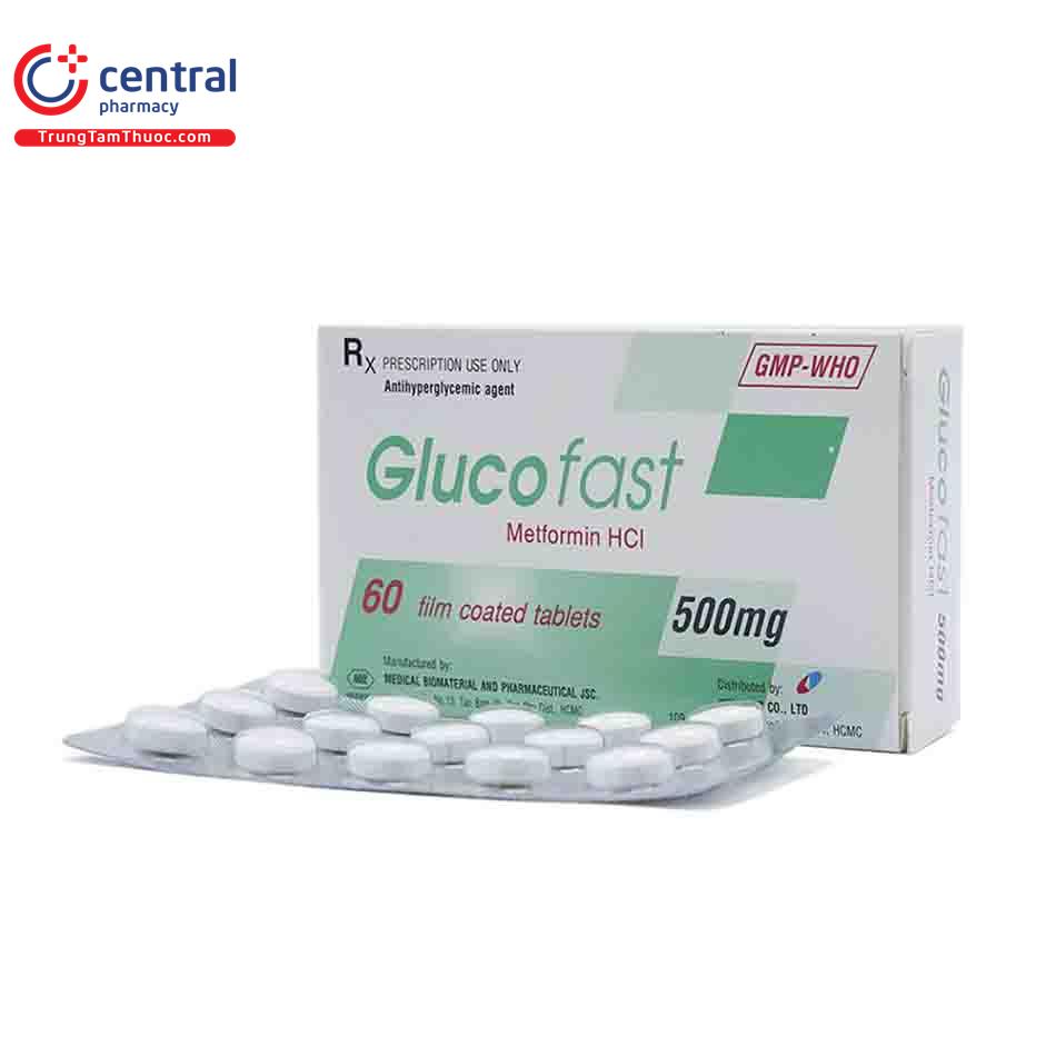 Thuốc Glucofast 850mg - Thuốc điều trị tiểu đường