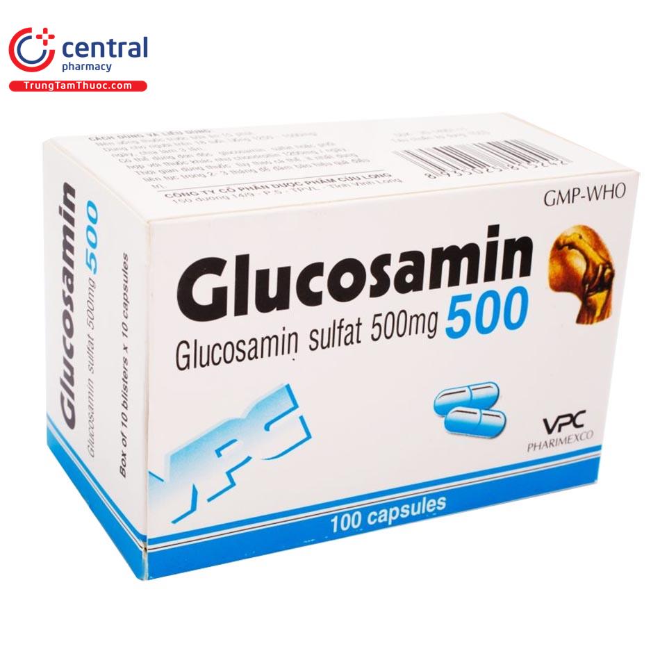 [CHÍNH HÃNG] Thuốc Glucosamin 500mg Pharimexco trị bệnh xương khớp
