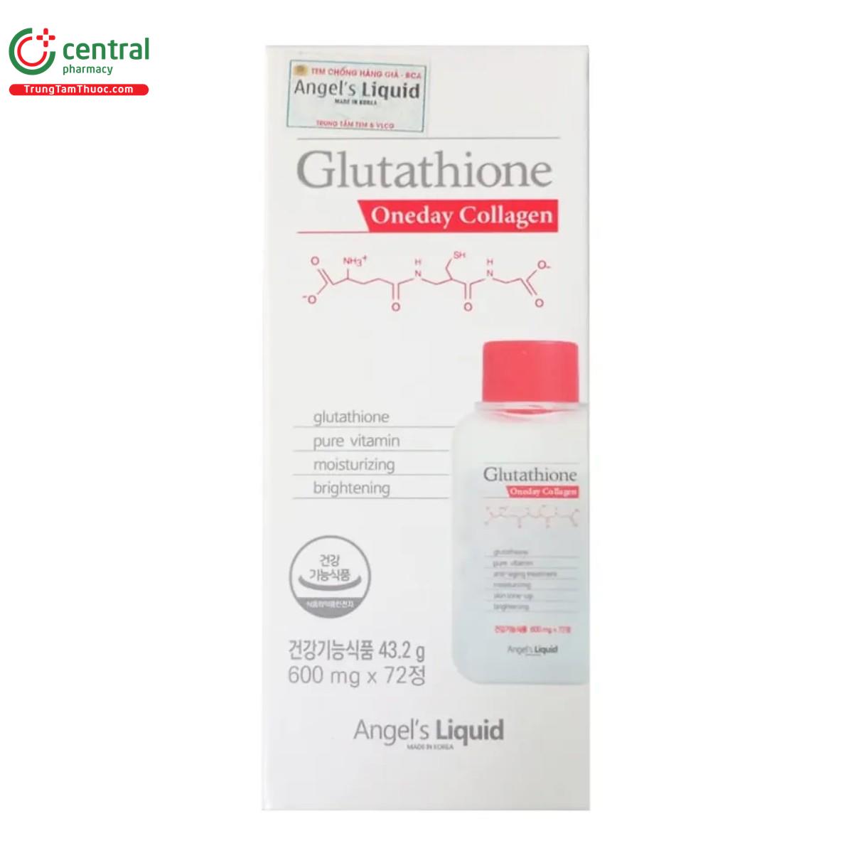 Viên uống trắng da Glutathione OneDay Collagen Angel's Liquid của Hàn