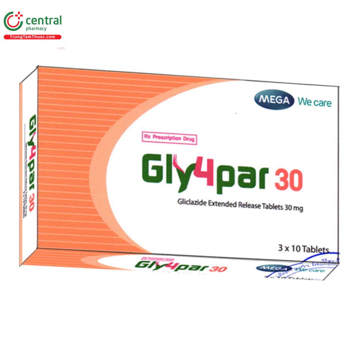 Thuốc Gly4par 30 trị đái tháo đường tuýp 2 có giá bao nhiêu?