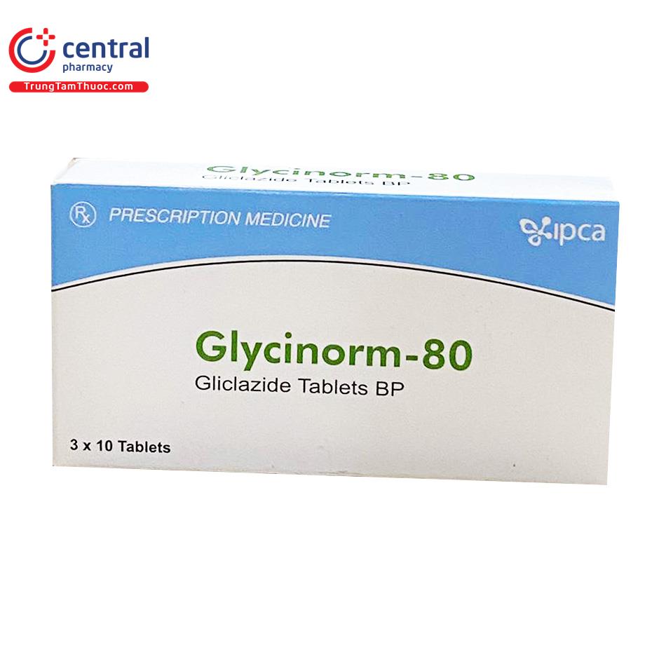 Thuốc Glycinorm-80 - điều trị đái tháo đường không phụ thuộc Insulin