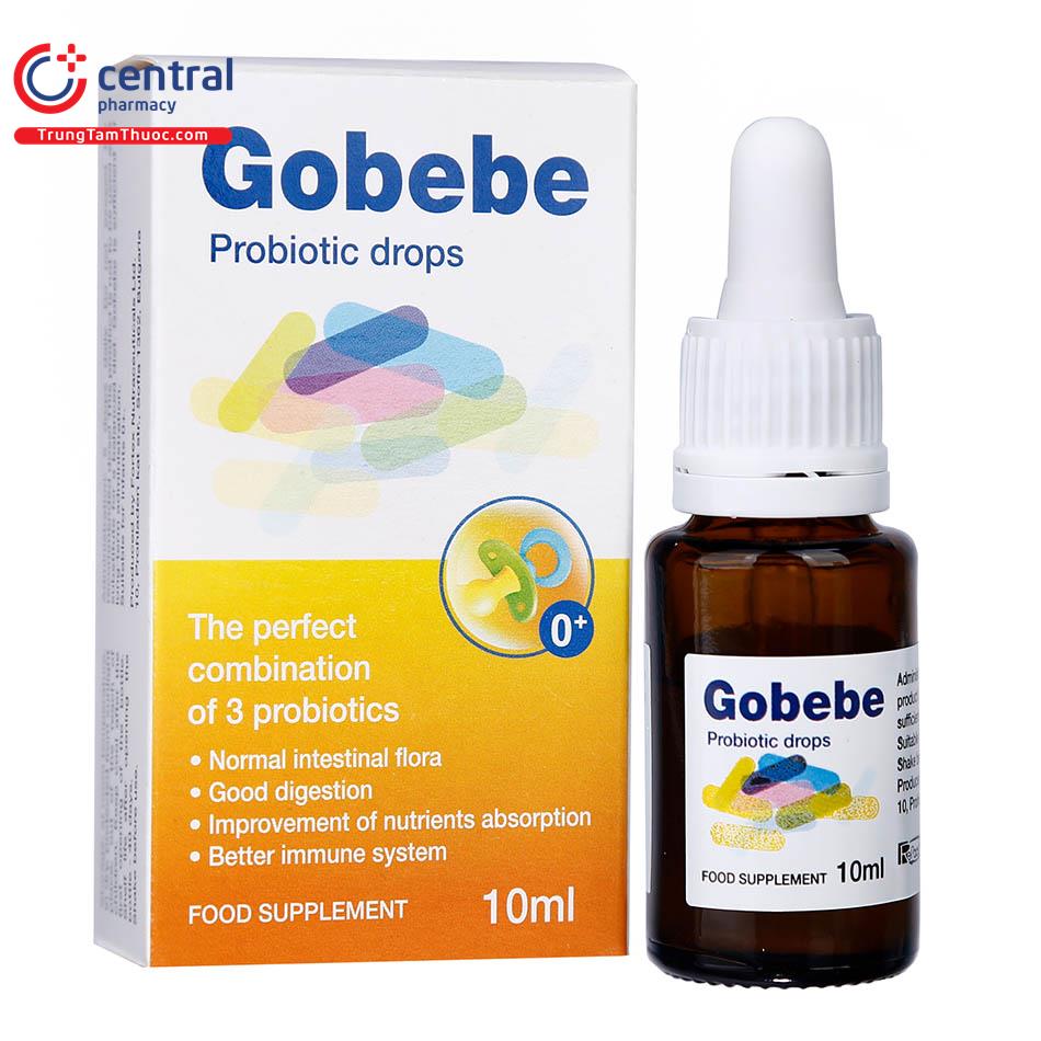 [CHÍNH HÃNG] Men vi sinh đường ruột Gobebe Probiotic Drops