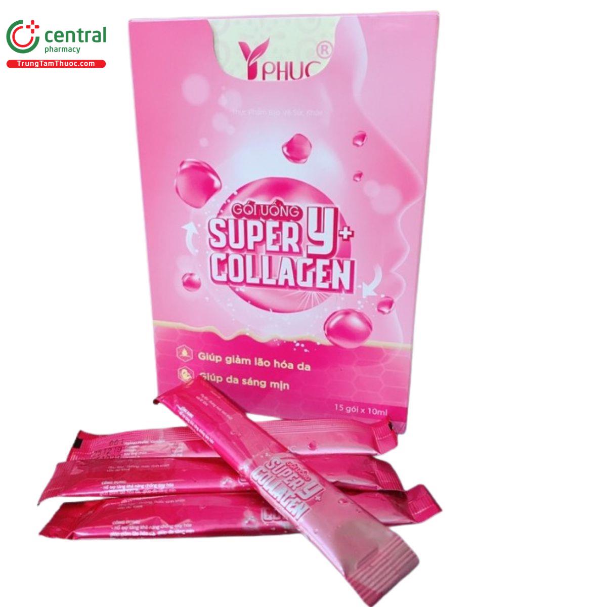 Gói Uống Super Collagen Y+ - Giúp giảm quá trình lão hóa da