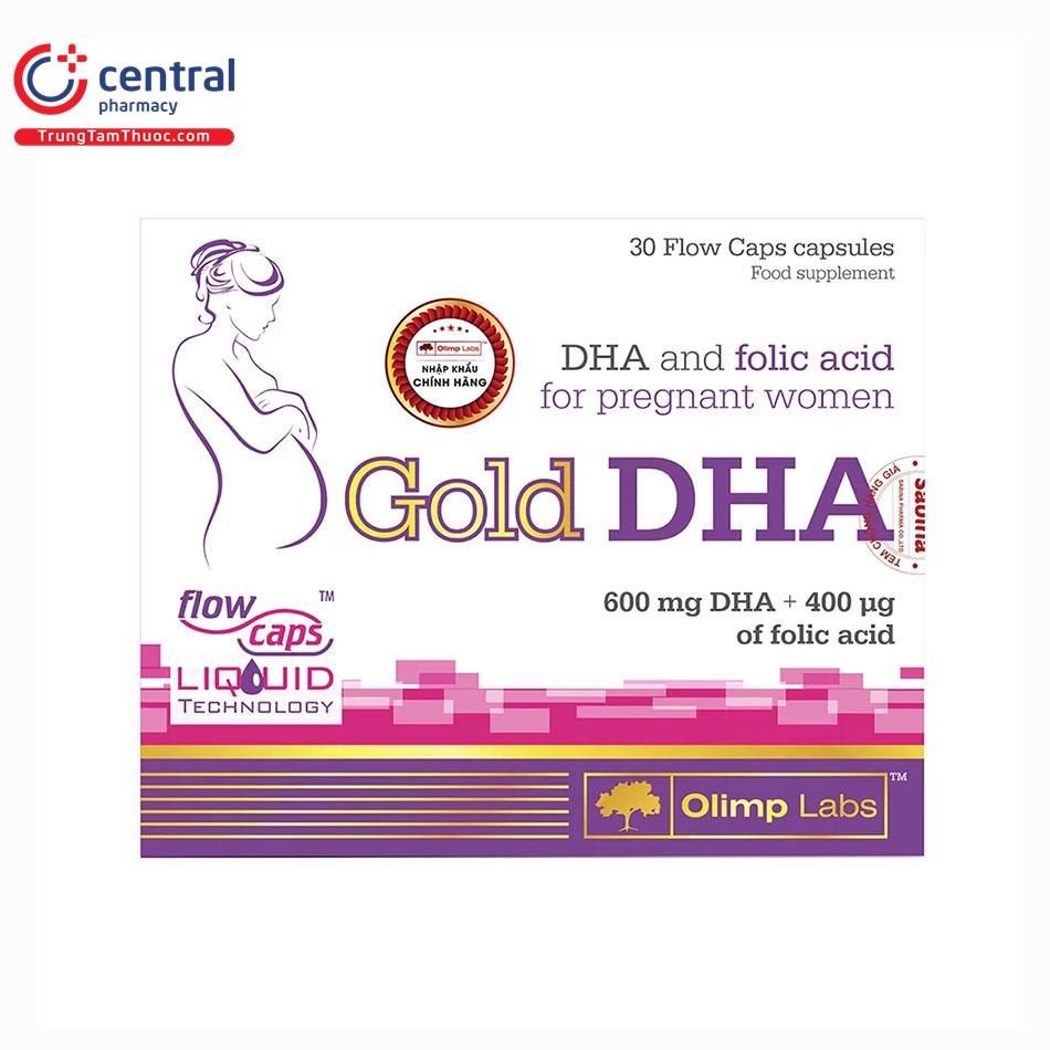 [CHÍNH HÃNG] Thuốc Gold DHA cấp DHA+acid folic cho mẹ bầu, cho con bú