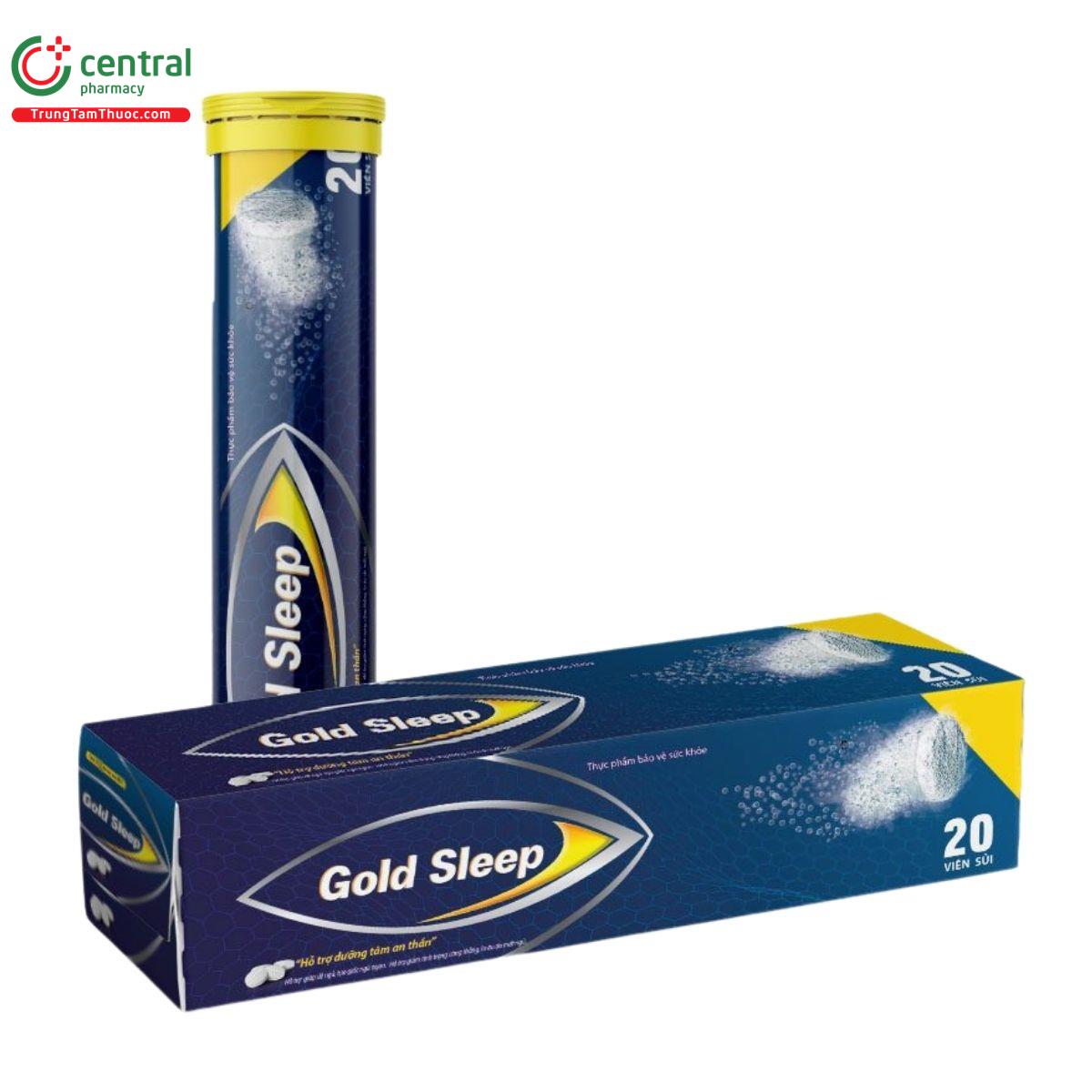 Thuốc Gold Sleep giúp an thần, dưỡng tâm, giảm căng thẳng và ngủ ngon