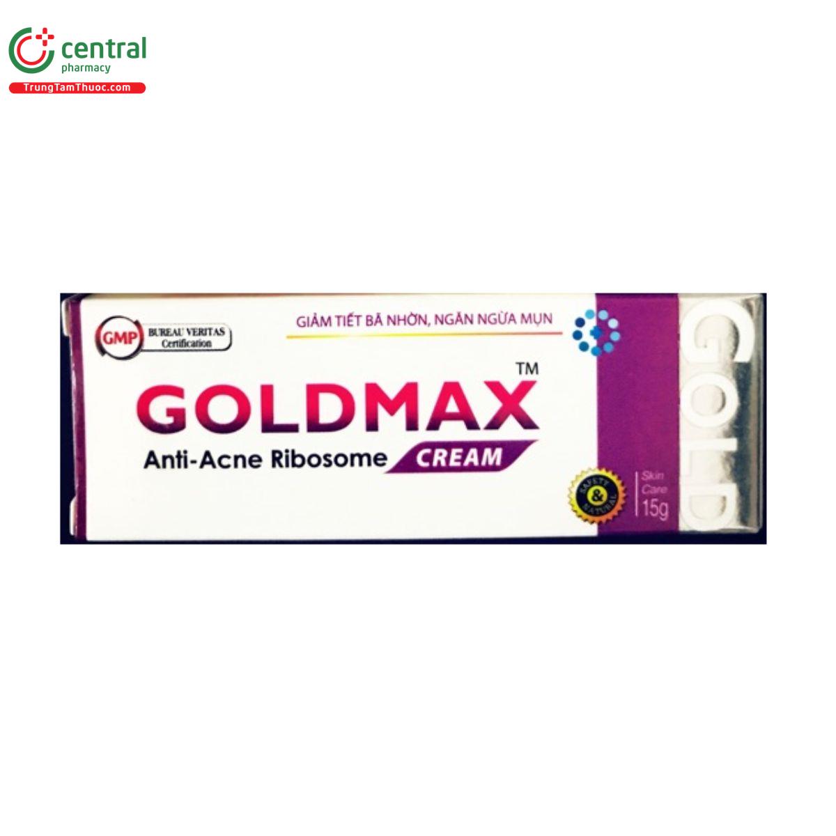 Goldmax - Công thức cải tiến giúp mờ thâm và ngăn ngừa mụn viêm