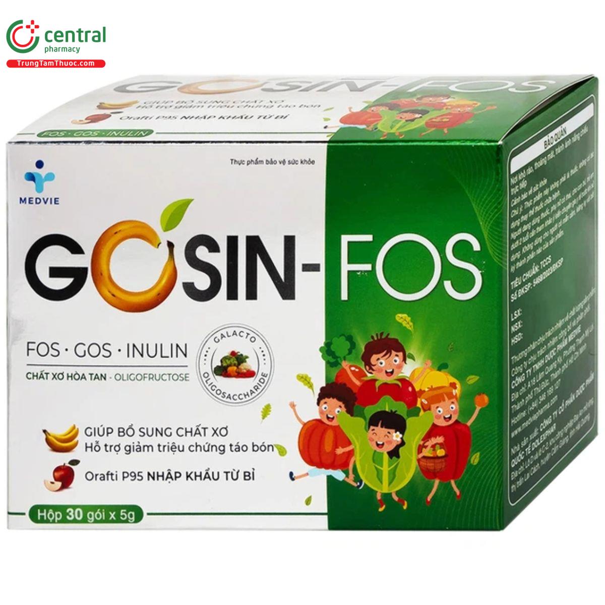 Thuốc Gosin-Fos - Giúp bổ sung chất xơ, giảm triệu chứng táo bón
