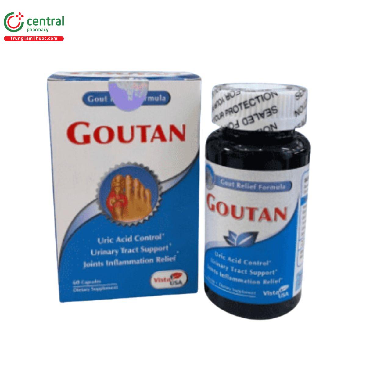 Thuốc Goutan giảm đau nhức và sưng viêm tại các khớp do bệnh gout