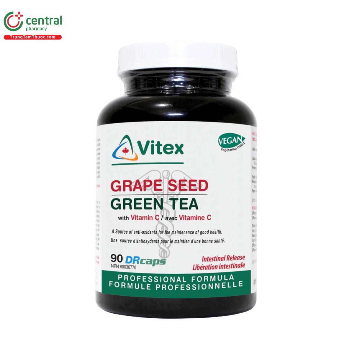 Thuốc Grape Seed - Green Tea Vitex tăng cường chuyển hóa chất béo