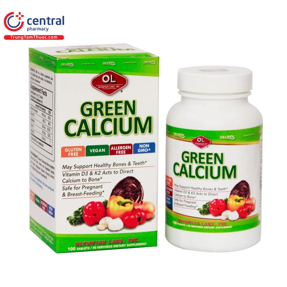 [CHÍNH HÃNG] Green Calcium bổ sung canxi hữu cơ không gây táo bón