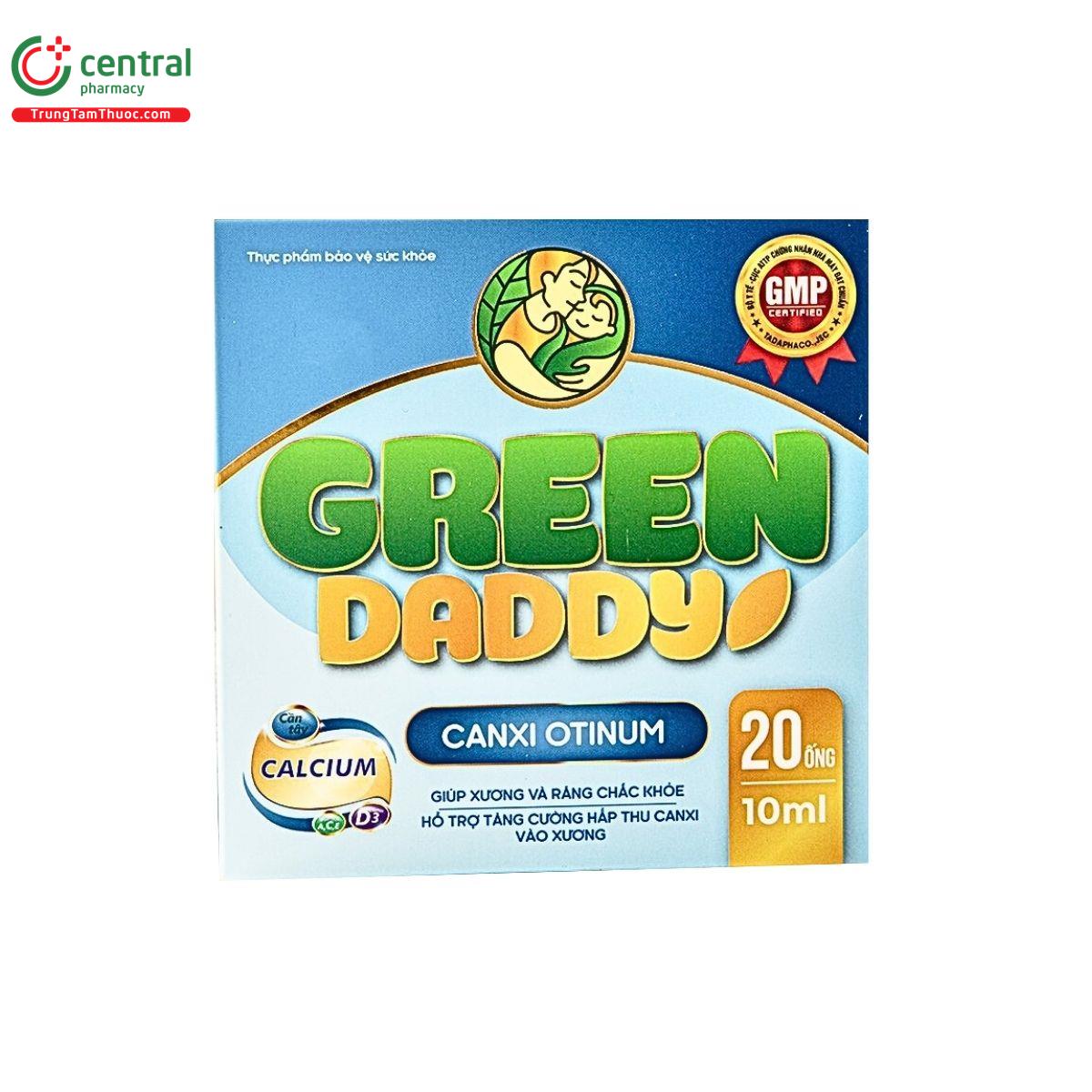 Green Daddy Canxi Otinum - Hỗ trợ hệ xương và răng chắc khỏe