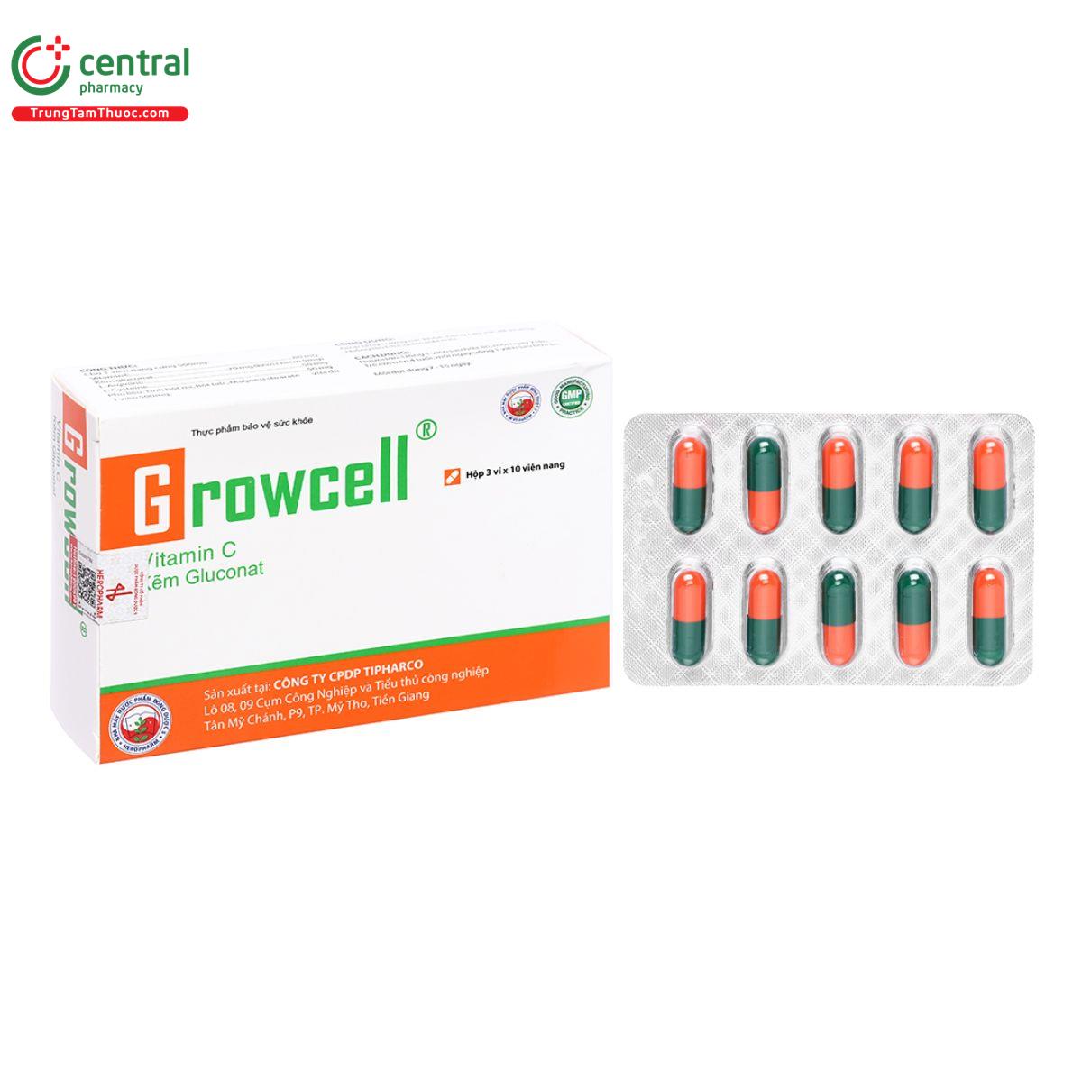 Thuốc Growcell tăng cường sức đề kháng, chống lão hóa