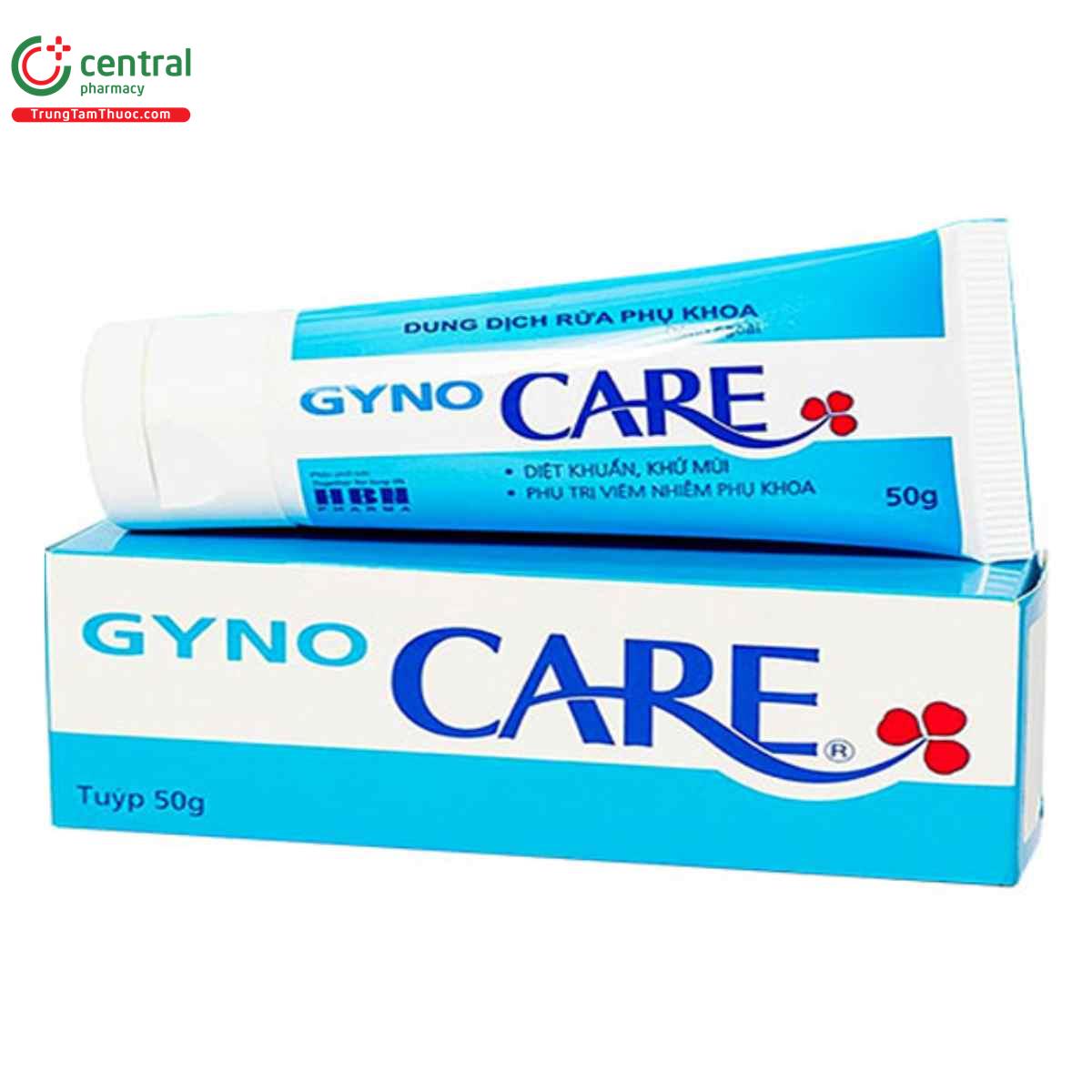Thuốc Gynocare Tuýp 50g giúp diệt khuẩn, kháng nấm và ký sinh trùng