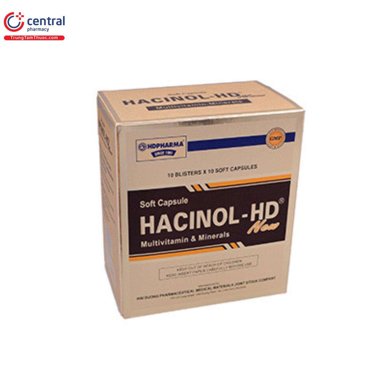 Thuốc Hacinol-HD New (Hộp 100 viên) - Giải pháp bổ sung dinh dưỡng cho ...