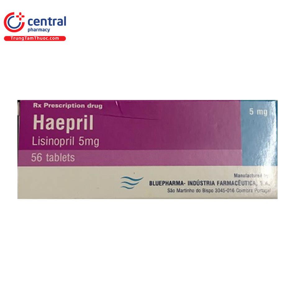 [CHÍNH HÃNG] Thuốc Haepril 5 mg- Thuốc hạ huyết áp hiệu quả