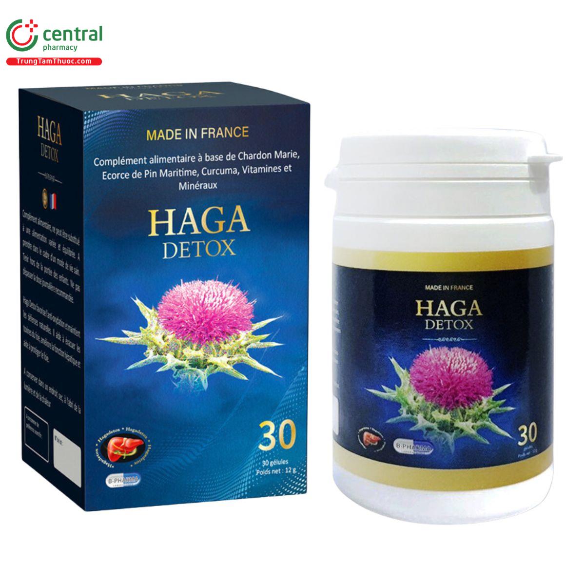 Thuốc Haga Detox - Giải độc gan, bảo vệ và tăng cường chức năng gan