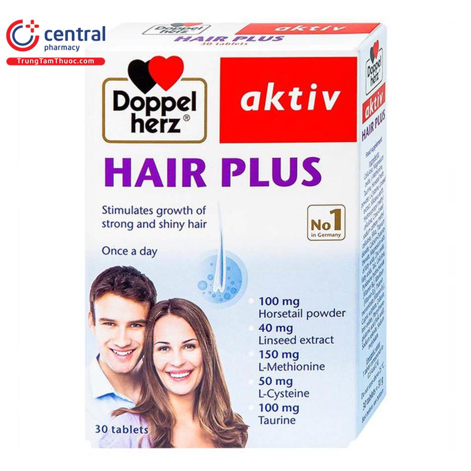 [CHÍNH HÃNG] Thuốc Hair Plus Doppelherz giúp tóc chắc khỏe bóng mượt