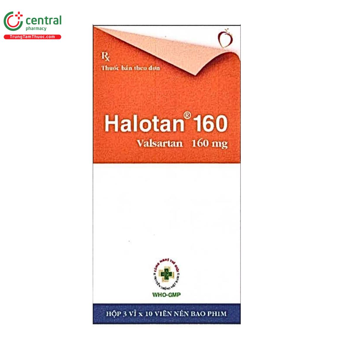 Thuốc Halotan 160 - Điều trị tăng huyết áp, suy tim hiệu quả