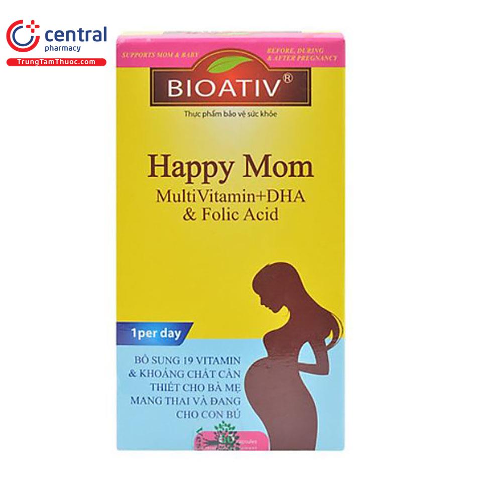 Bioativ Happy Mom: công dụng, cách dùng, lưu ý khi sử dụng
