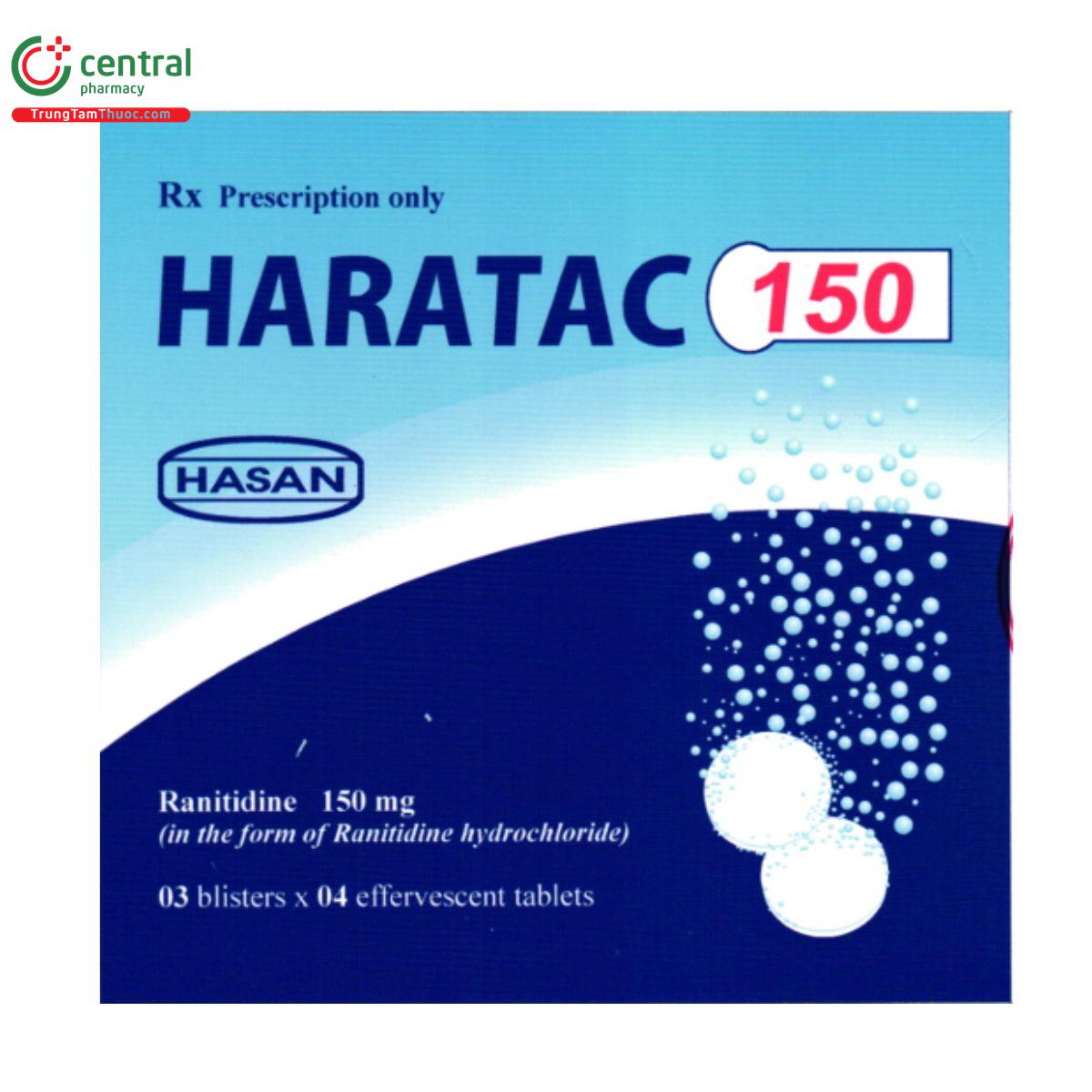Thuốc Haratac 150 - Điều trị loét do stress đường tiêu hóa trên