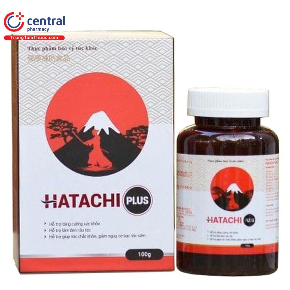 Thuốc Hatachi Plus hỗ trợ giúp tóc chắc khỏe, làm đen râu tóc