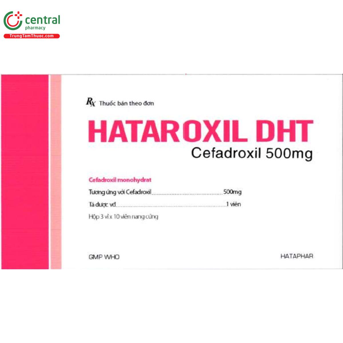 Thuốc Hataroxil-DHT 500mg - Trị nhiễm khuẩn do vi khuẩn nhạy cảm