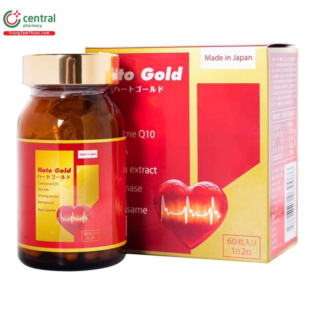 Thuốc Hato Gold -Bổ sung chất chống oxy hóa, tăng cường khỏe tim mạch