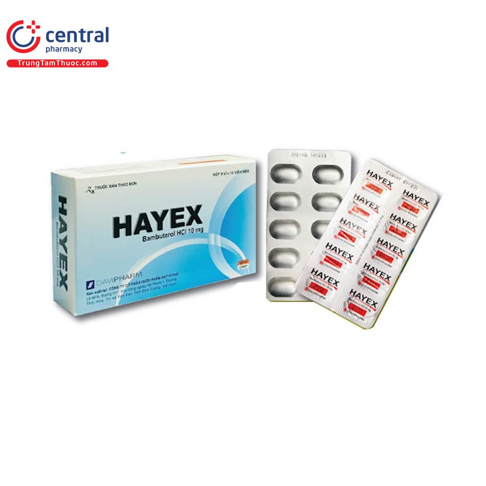 [CHÍNH HÃNG] Thuốc Hayex điều tri hen phế quản hiệu quả