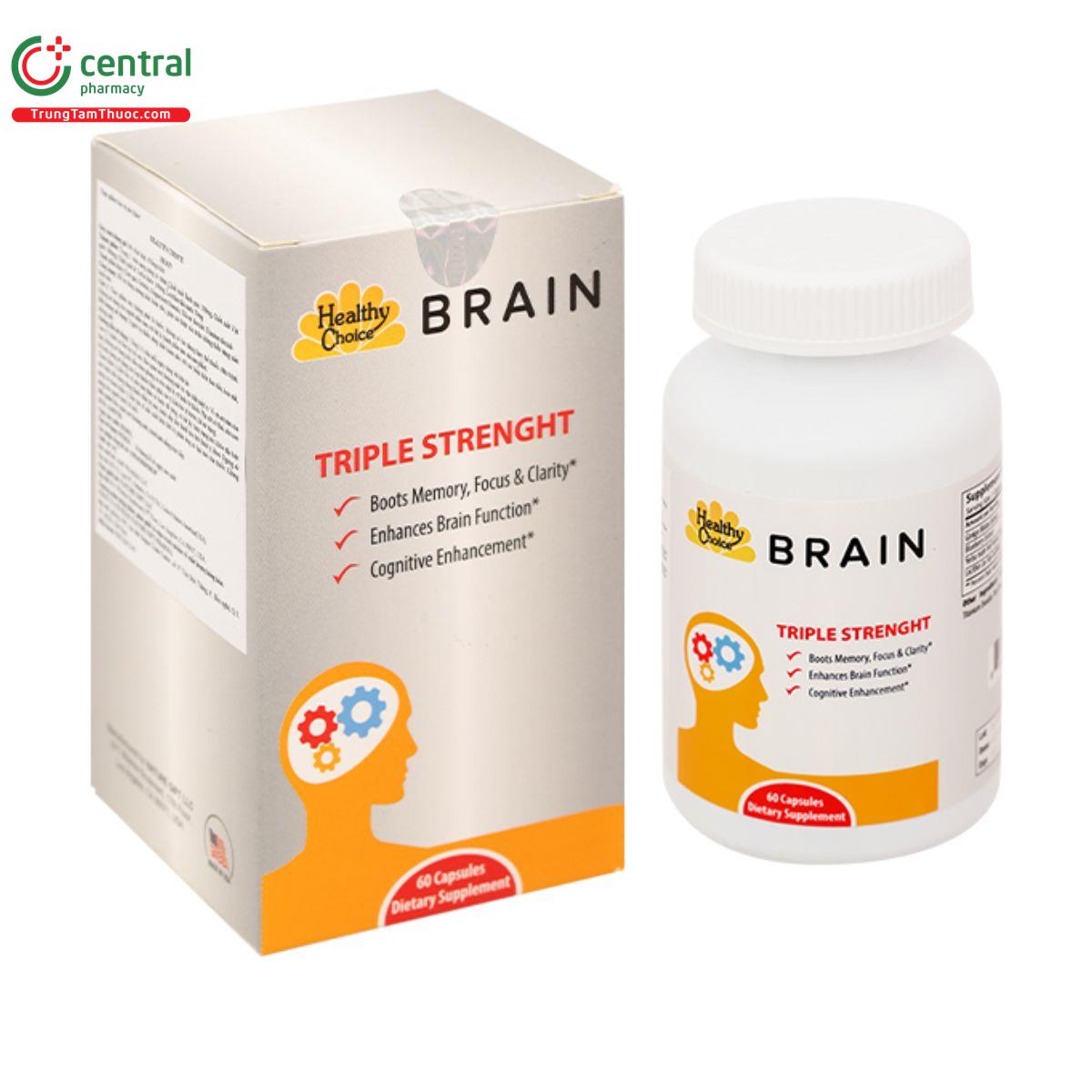Thuốc Healthy Choice Brain giúp hỗ trợ tăng cường tuần hoàn não