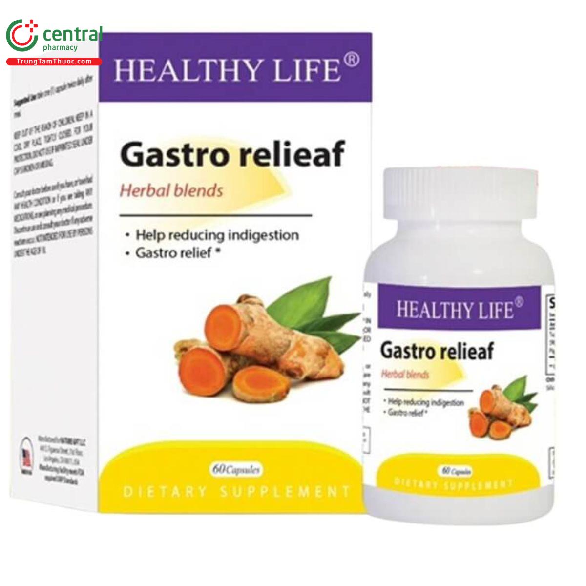 Thuốc Healthy Life Gastro Relieaf - Hỗ trợ bảo vệ niêm mạc dạ dày