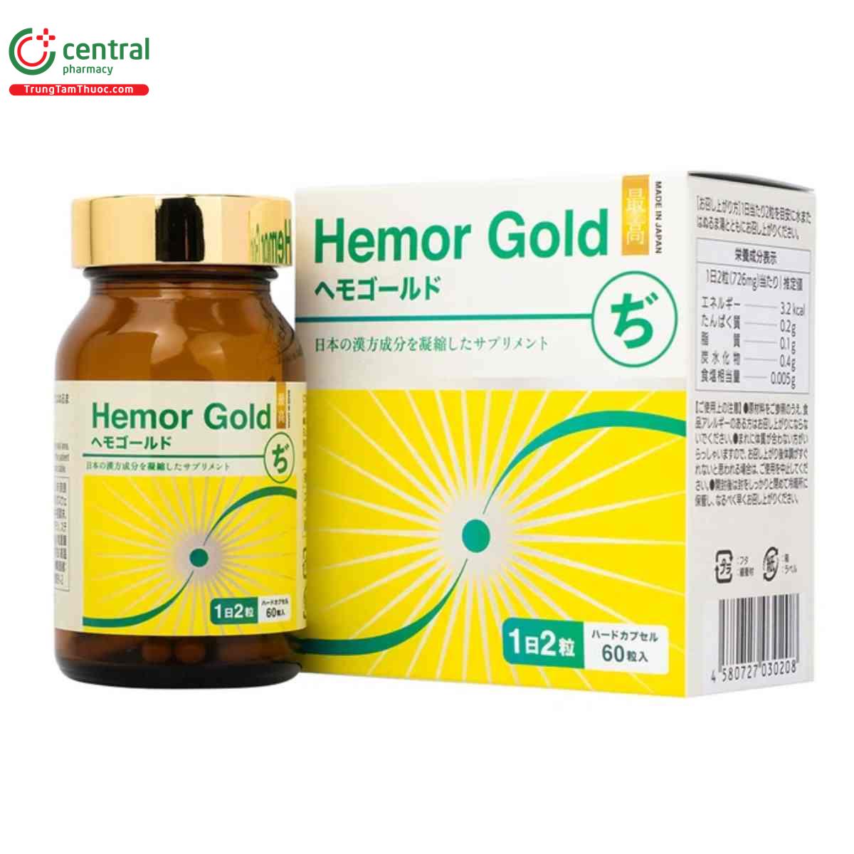 Hemor Gold là thuốc gì? Hemor Gold JpanWell giải pháp cho người bị trĩ