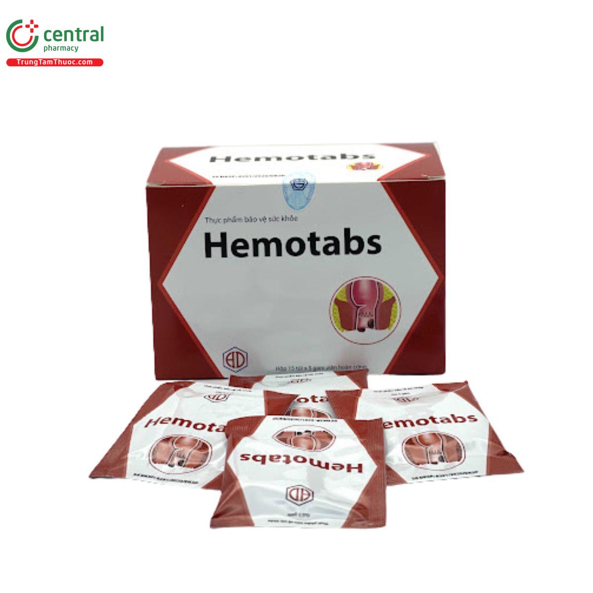 Thuốc Hemotabs cung cấp chất xơ, giảm các triệu chứng ở người mắc bệnh trĩ