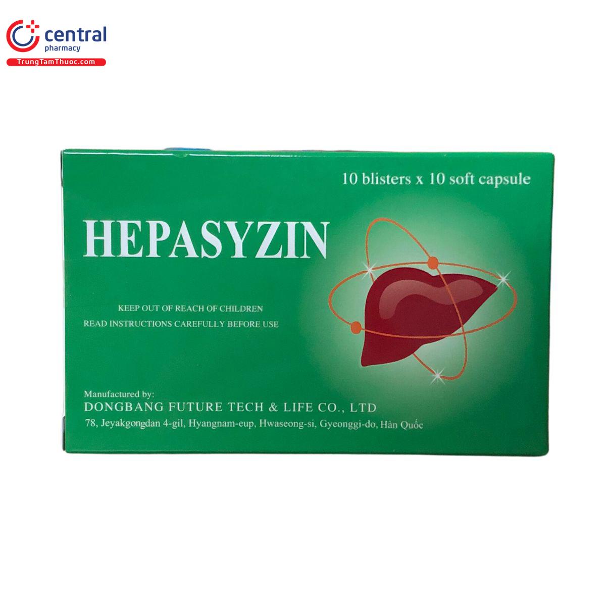 Thuốc Hepasyzin soft capsule Hàn Quốc giúp phục hồi tổn thương gan